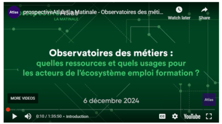 Observatoire des métiers : quelles ressources, quels usages pour les ...